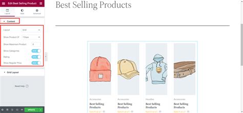 best selling product widget wpmet