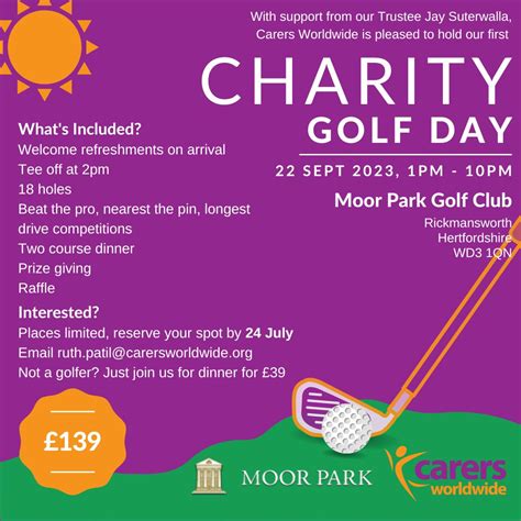 Carers Worldwide On Linkedin Charity Golf Fundraising