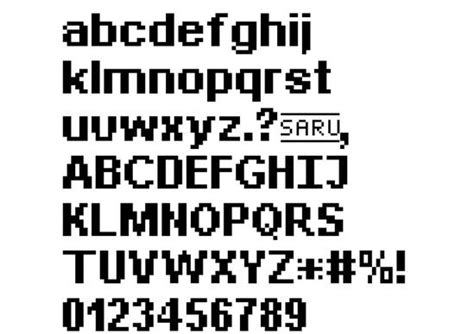 Bitmap Font