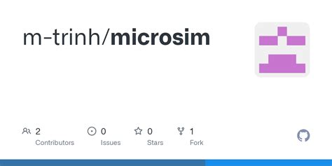 GitHub M Trinh Microsim
