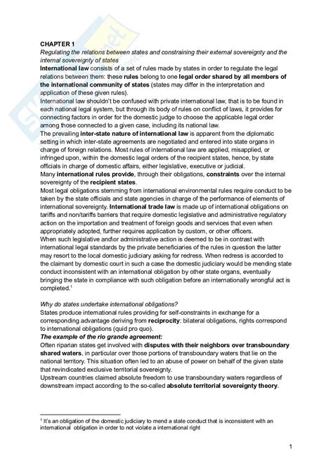 Riassunto Esame International Law Prof Tanzi Attila Libro Consigliato A Concise Introduction