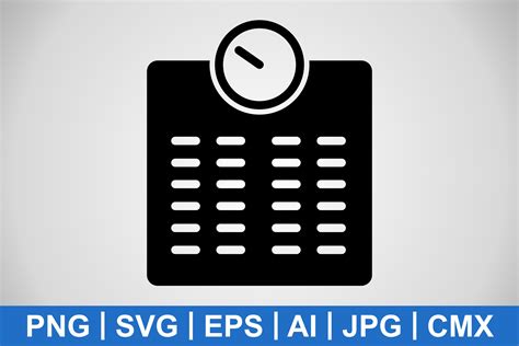 Vector Weighting Machine Icon Graphic By Iyikon · Creative Fabrica