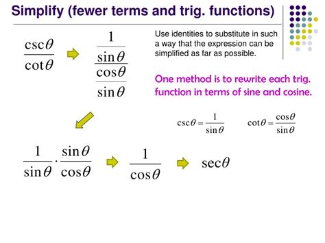 Ppt 7 1 Basic Trigonometric Identities Powerpoint Presentation Free Download Id 6569393