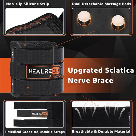 Healrecux Sciatica Pain Relief Brace Devices Upgrated Brace For Sciat