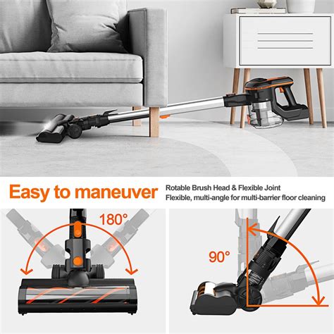 Inse S600 Cordless Wireless Handheld Vacuum23kpa Suction Power12l