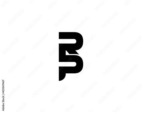Rp Pr Letter Logo Design Vector Template Stock Vector Adobe Stock