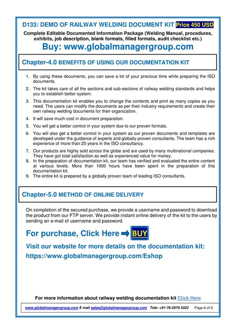 Ppt Railway Welding Documentation Kit As Per Din En 15085 2