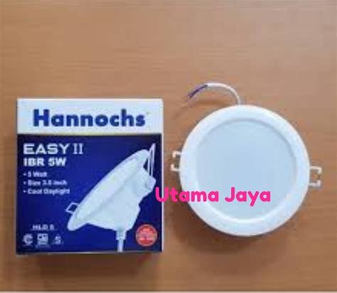 Jual Lampu Ceiling LED Plafon Tanam 5 Watt Hannochs Easy II Bulat Di