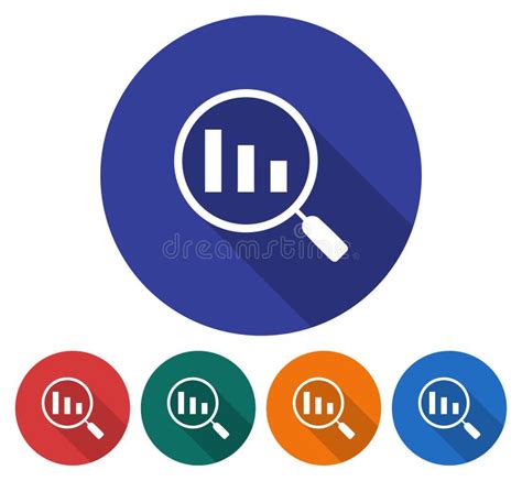 Magnifying Glass Icons Set Stock Vector Illustration Of Instrument