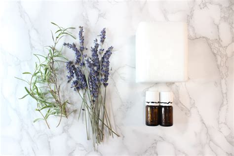 Homemade Lavender Rosemary Bar Soap