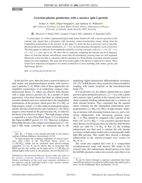 Pdf Graviton Photon Production With A Massive Spin 2 Particle