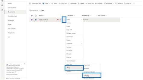 Check Out And Check In SharePoint Files Master Data Skills AI