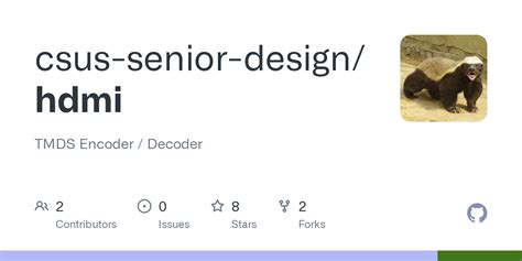 Hdmilibtmdsencodertmdsencodertbv At Master · Csus Senior Designhdmi · Github