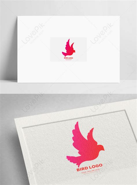 免費矢量五顏六色的鳥標誌設計模板素材設計範本免費下載 Lovepik