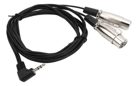 Cable Divisor Xlr A Y Hembra Doble Con Línea De Ángulo Recto Meses