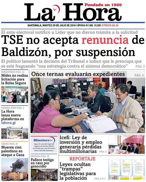 Diario La Hora 29 07 2014 By La Hora Issuu