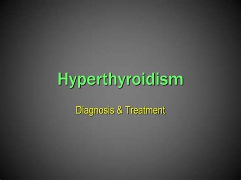 Hyperthyroidism Ppt
