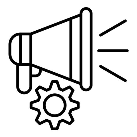 campaign optimization line icon 14811468 vector art at vecteezy