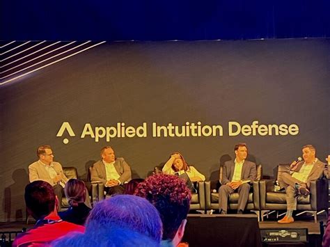 At The Applied Intuition Defense Conference In Dc Maybe I Can Sing On