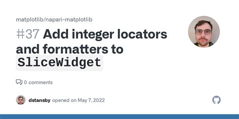 Add Integer Locators And Formatters To SliceWidget Issue 37