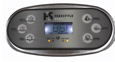 Free Style Spas Topside Control Panel 2 Pumps 6 Buttons Direct Fit Ez