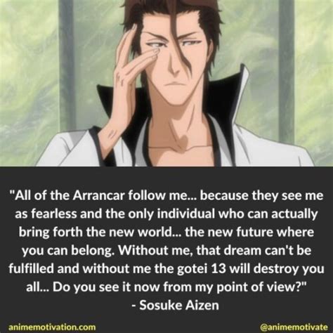 ¡las Más De 29 Mejores Citas De Sosuke Aizen Para Fanáticos De Bleach