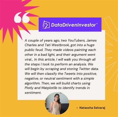 Natassha Selvaraj Shares How To Conduct A Twitter Sentiment Analysis