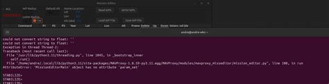 misseditor wp radius and loiter radius inop · issue 1266 · ardupilot