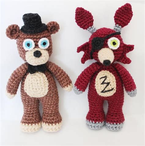 Five Nights At Freddys Fnaf Crochet Patterns Characters Etsy