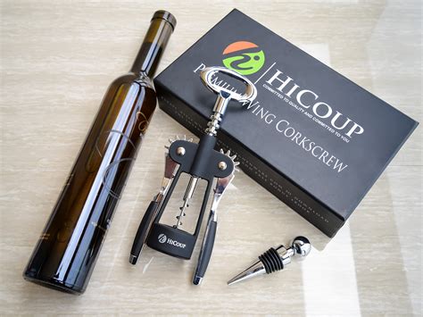 Wing Corkscrew Wine Opener By Hicoup All In One Wine Corkscrew And