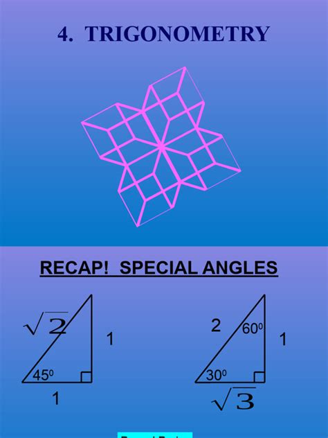 Gr 12 Trigonometry Pdf Trigonometry Mathematical Objects