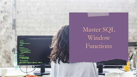 Sql Window Functions Postgresql
