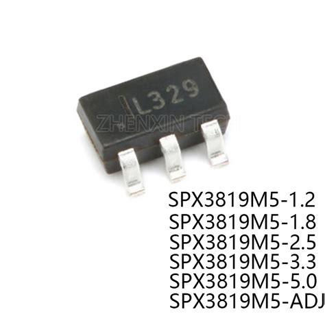 10pcs spx3819m5 1 2 spx3819m5 1 8 spx3819m5 2 5 spx3819m5 3 0 spx3819m5