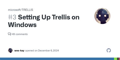 Setting Up Trellis On Windows Issue Microsoft Trellis Github