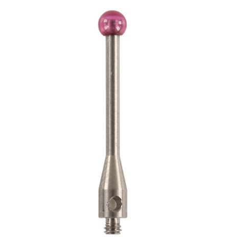 Cmm Probe Stylus M2 Thread High Rigidity Tungsten Carbide Shank Straight Cmm Touch Probe Tool