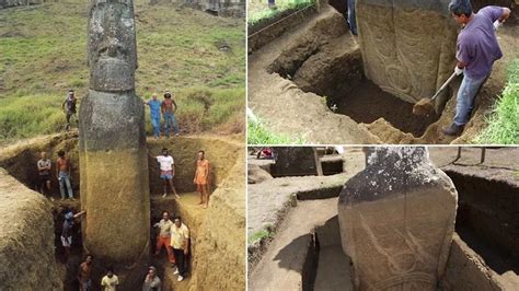 Amazing Pictures Show Moment Archaeologists Discovered Easter Island