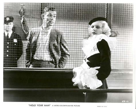 Clark Gable And Jean Harlow Hold Your Man Jean Harlow Celebrity