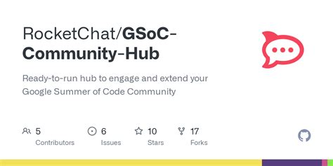 Github Rocketchat Gsoc Community Hub Ready To Run Hub To Engage And