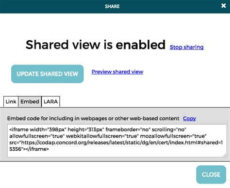 Embed Codap In A Website Codap