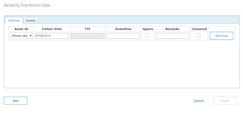 Create A Reliability Distribution Analysis From Manually Entered Data
