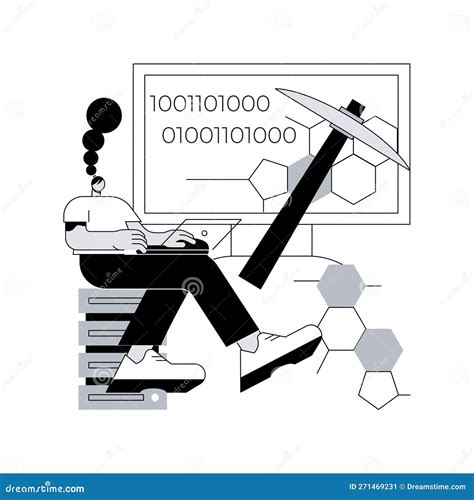 Data Mining Abstract Concept Vector Illustration Stock Vector Illustration Of Concept