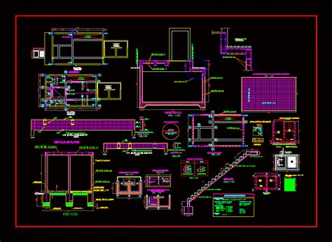 Caseta De Pozo Tubular En Dwg 154 Mb Librería Cad