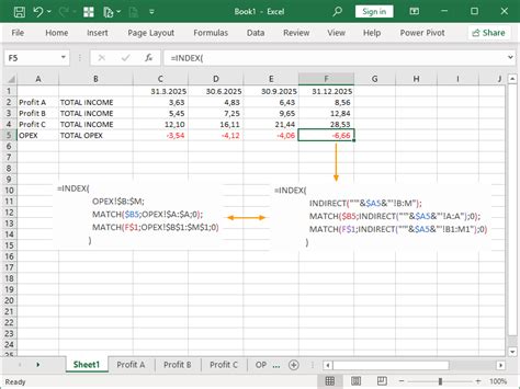 How To Use The Indirect Function To Define Function Arrays