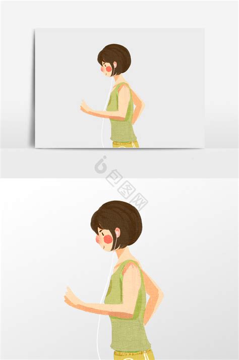 听歌跑步图片 听歌跑步素材免费下载 包图网