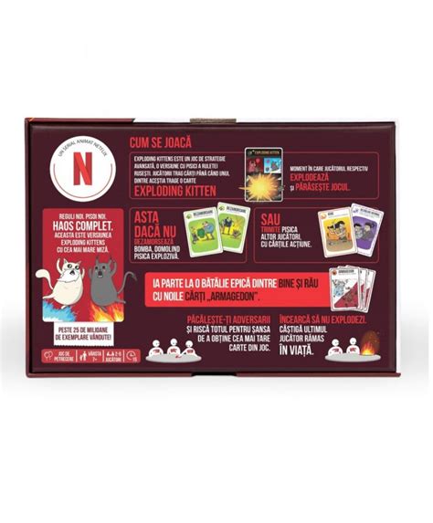 Exploding Kittens Good Vs Evil Romanian Edition