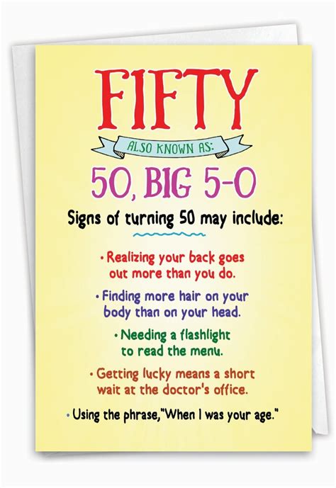 50th Birthday Funny Quotes