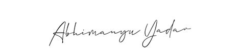 90 Abhimanyu Yadav Name Signature Style Ideas Fine Online Signature