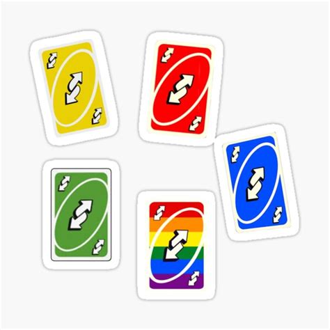 Uno Reverse Card Pack Sticker For Sale By Abbi Sami Belle Redbubble