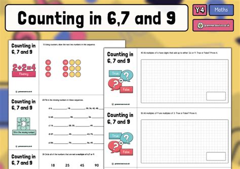 Year 4 Place Value Counting In 6 7 And 9 Extension Lesson Grammarsaurus
