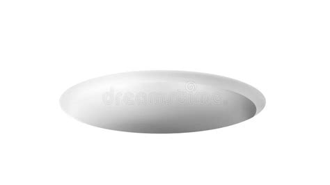 Mockup Of A Round Chamfered Edge Hole Deep Chamfered Bore Isolated